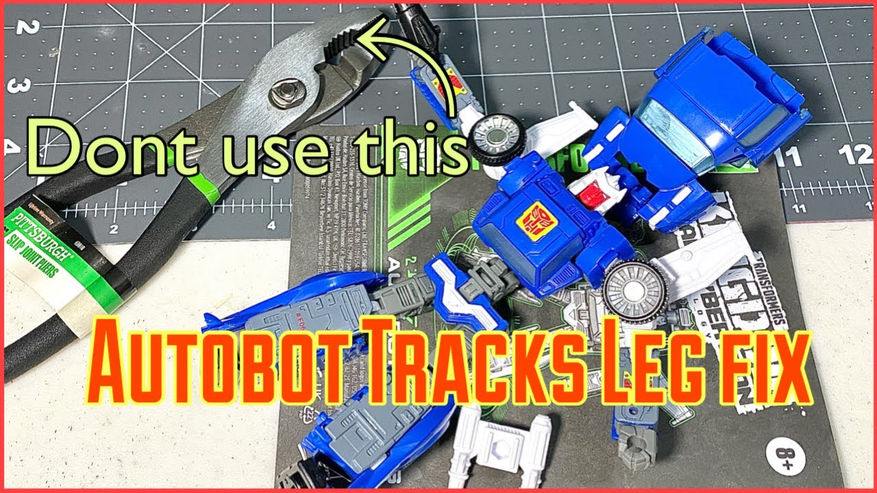 Transformers Kingdom Autobot Tracks Legs Fix - YouTube