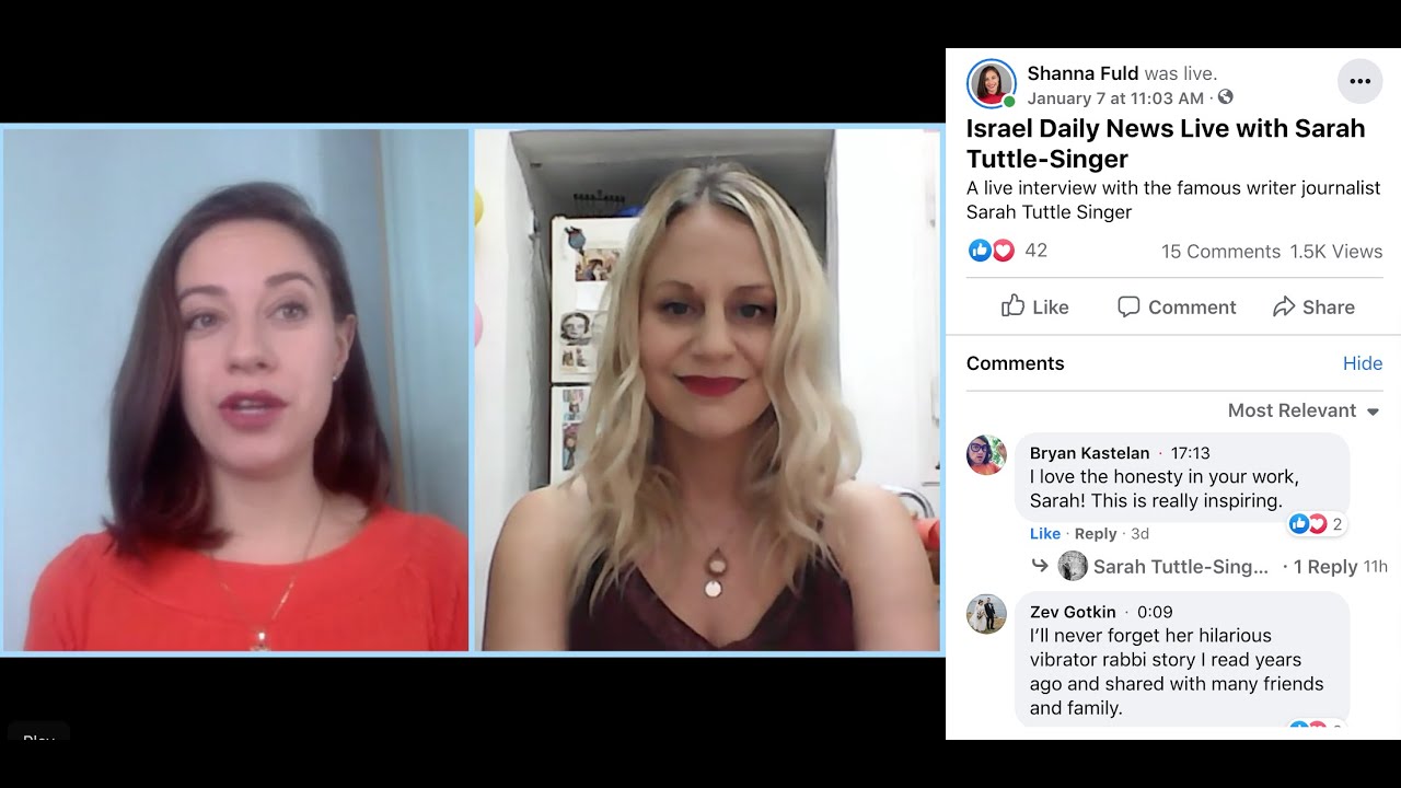 Israel Daily News Podcast Uncut Facebook Live Women in Israel Series ...