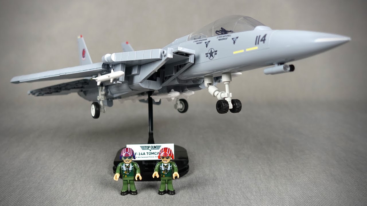 COBI 5811 - F-14A TOMCAT - RECENZJA - YouTube