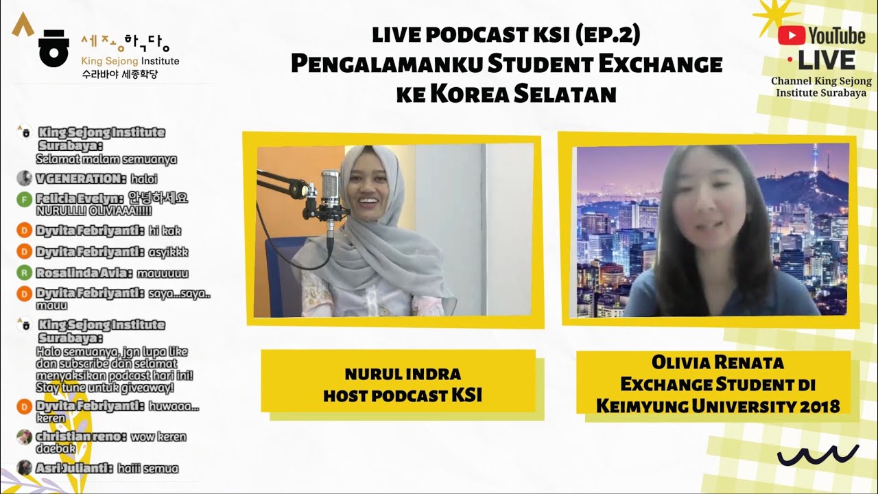 KSI Podcast [September] - Nurul Ep. 1 "Student Exchange ke Korea ...