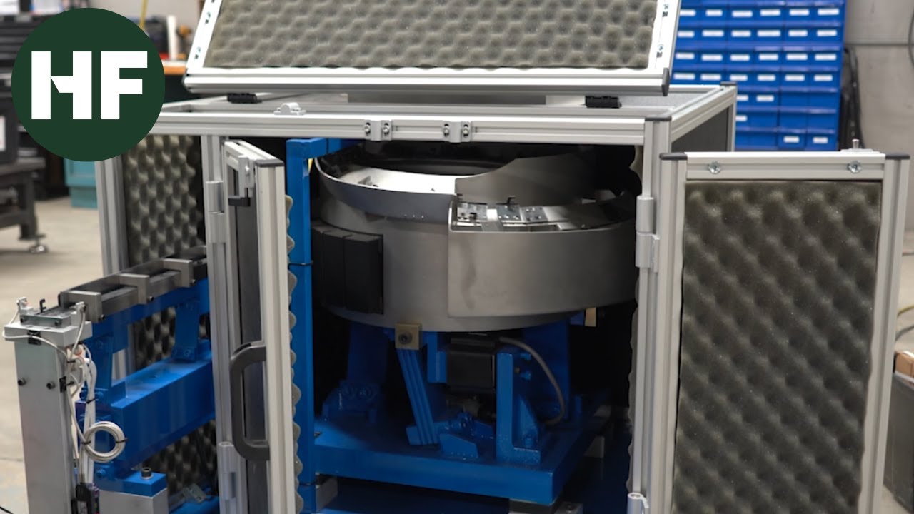 Vibratory Feeder Bowl with Part Nest for Metal Clips - YouTube