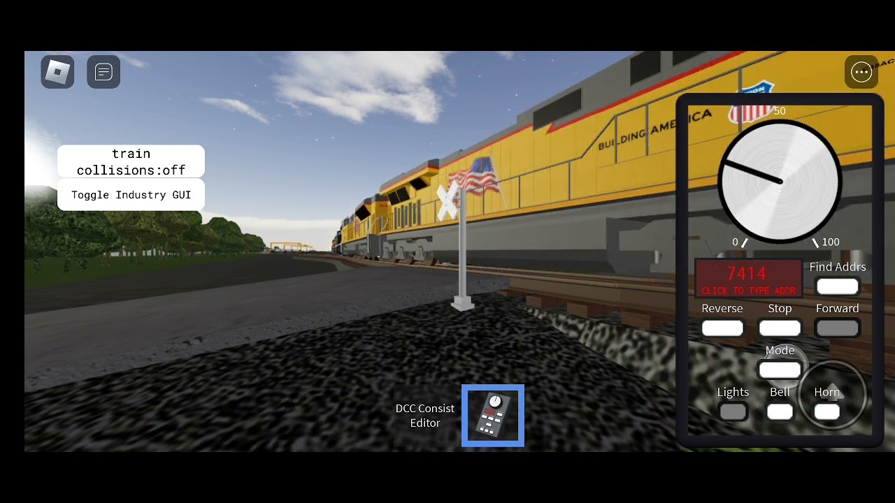 UP 7414 Blowing at a crossing and enters a quiet zone - YouTube