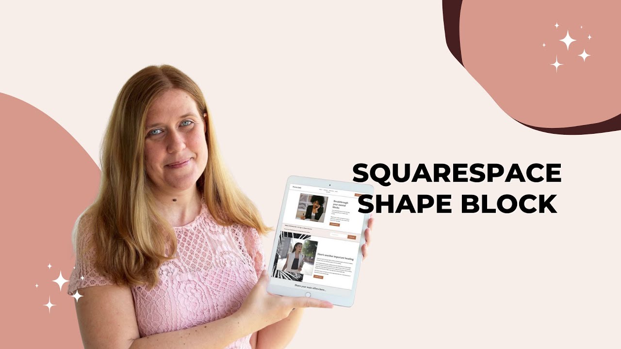 How to Use The Squarespace Shape Block - YouTube