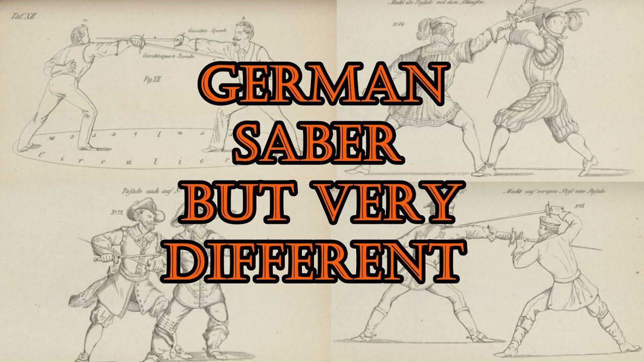 Old time sabre fencing according to Montag - German 19th cent. saber ...
