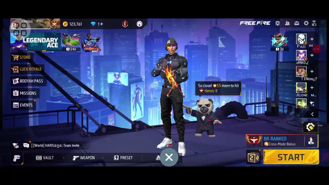 Br rank up rush game play - YouTube