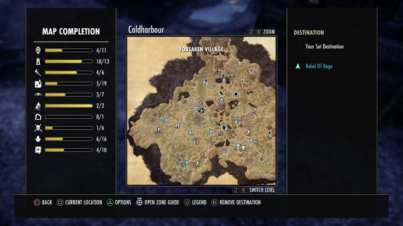 The Elder Scrolls Online: Coldharbour Treasure Map 2 - YouTube