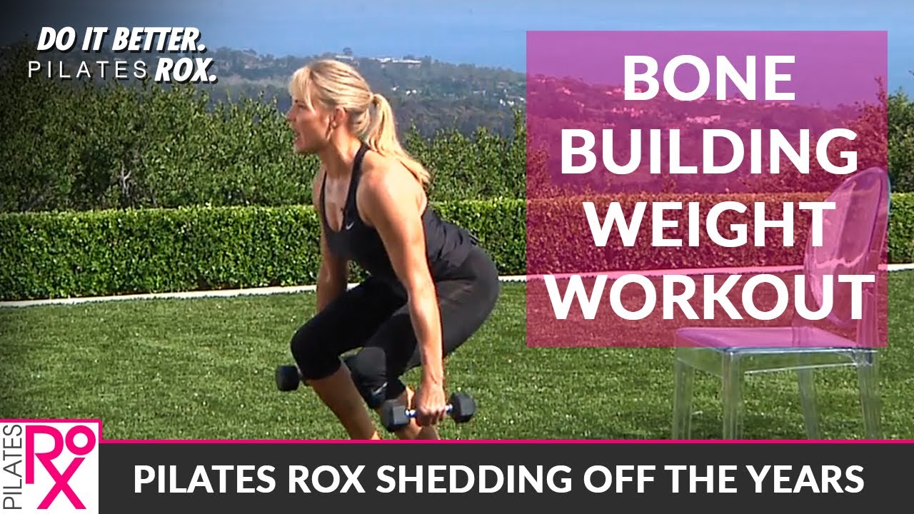 Pilates Rox Shedding Off The Years - Bone Building Weight Workout - YouTube