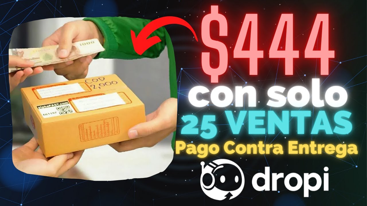 $444 USD DE GANANCIAS CON SOLO 25 VENTAS CON DROPI COLOMBIA - YouTube