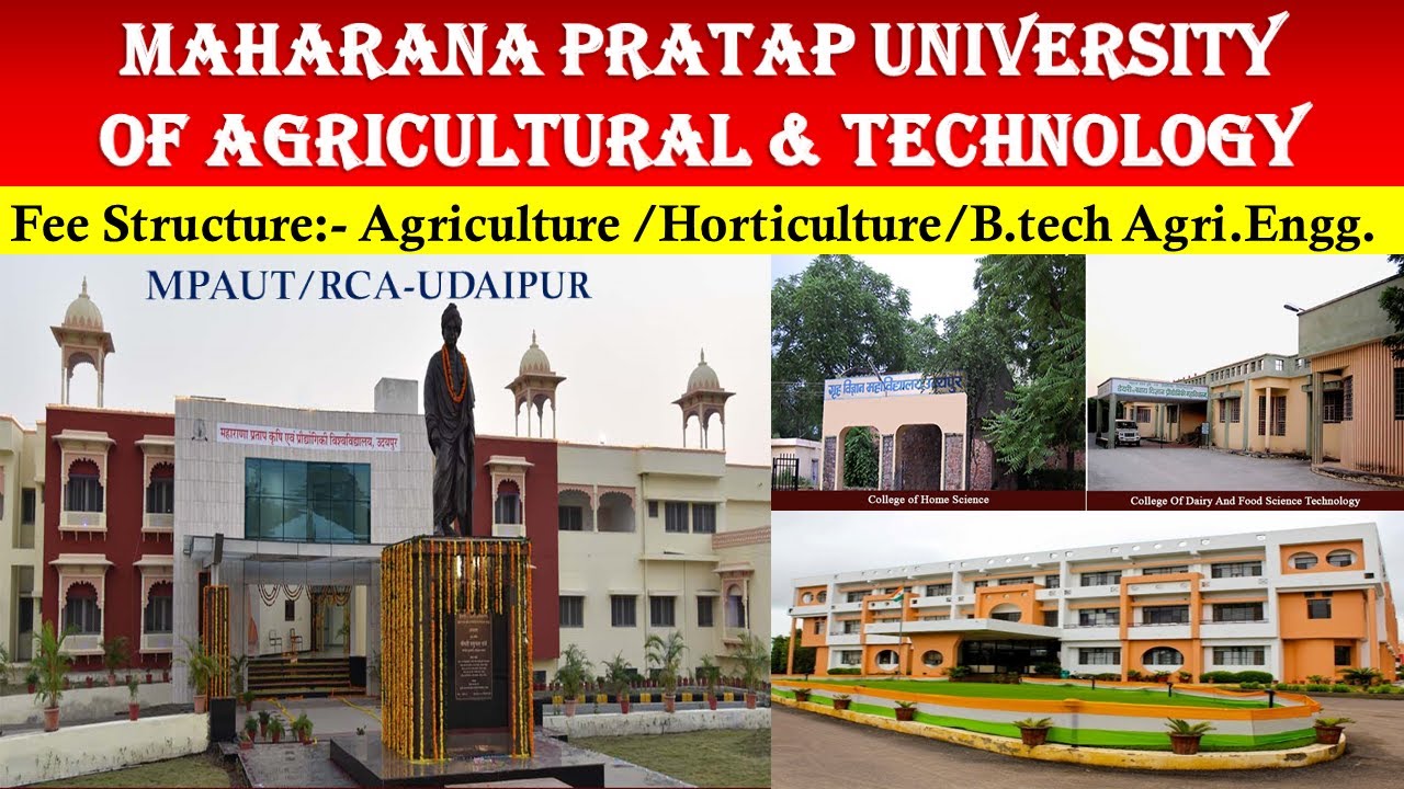 Maharana Pratap University of Agriculture and Technology | MPAUT | Fee Structure #agriculture ...
