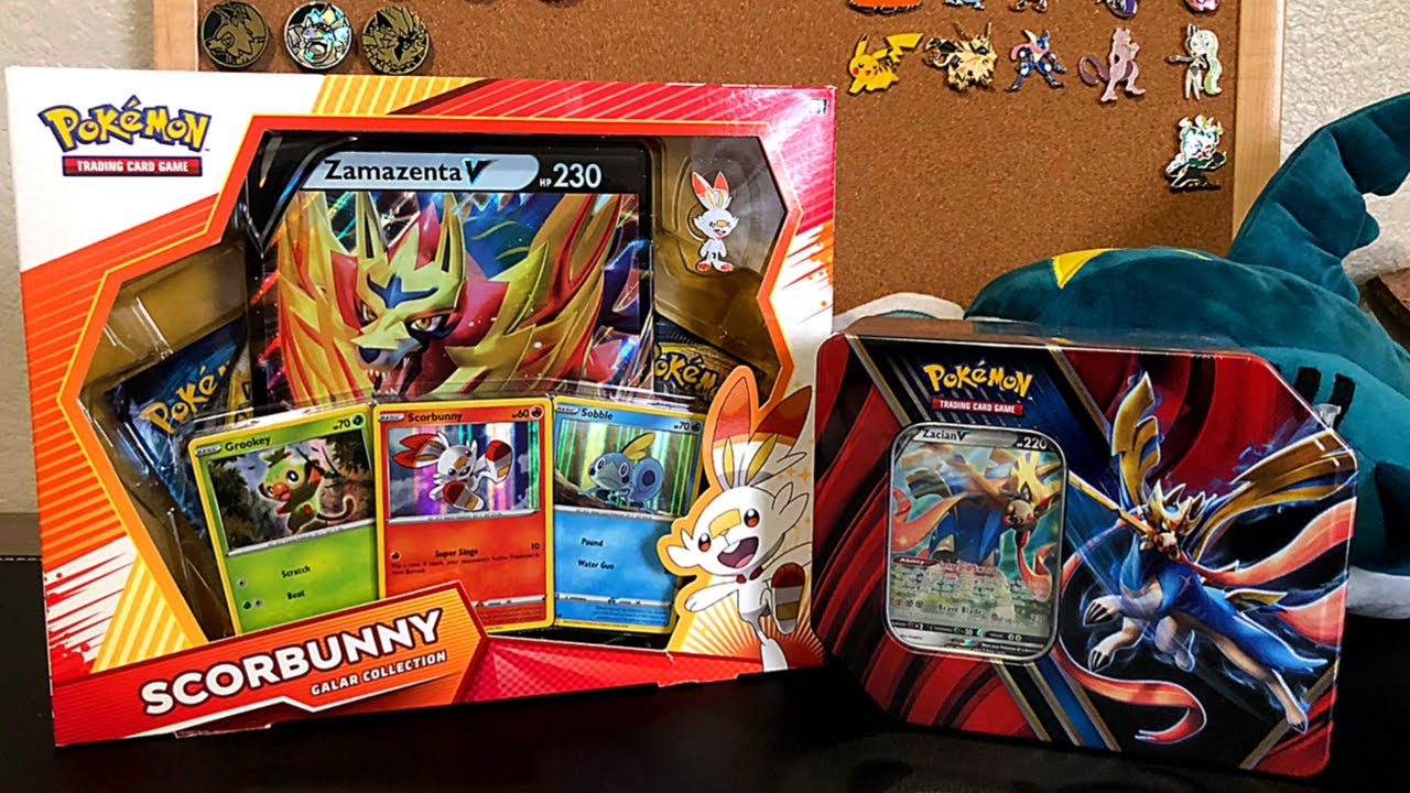 Pokémon Scorbunny Box and Zacian Tin Opening - YouTube