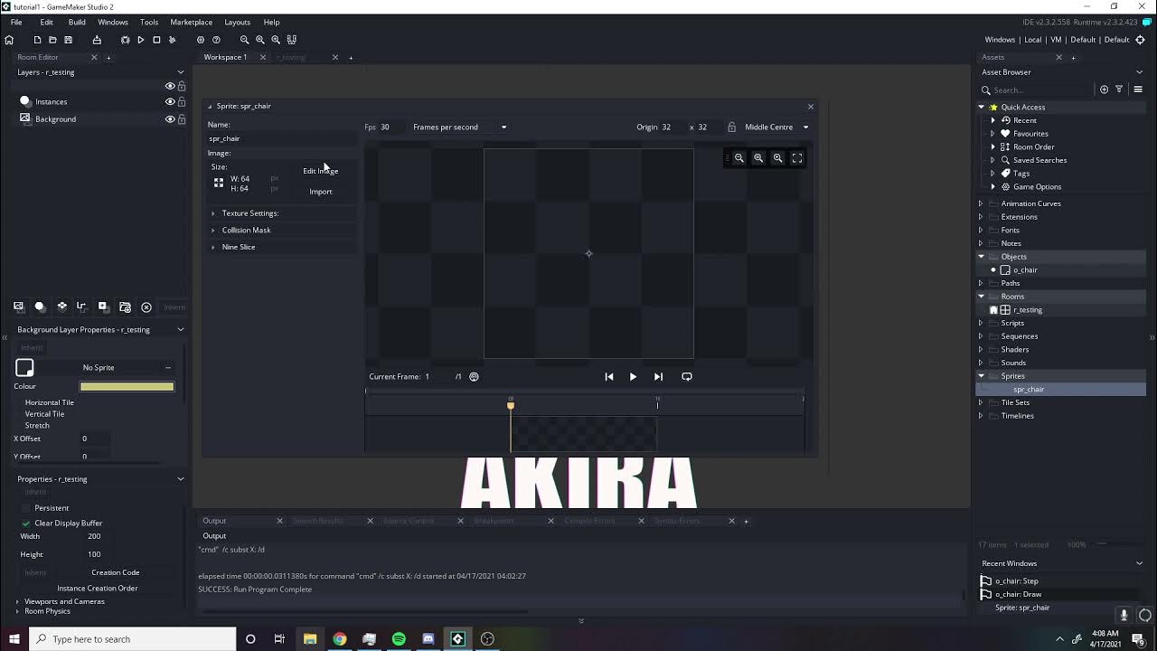 GMS2 Basics 1 (Variables, Rooms, Objects) - YouTube