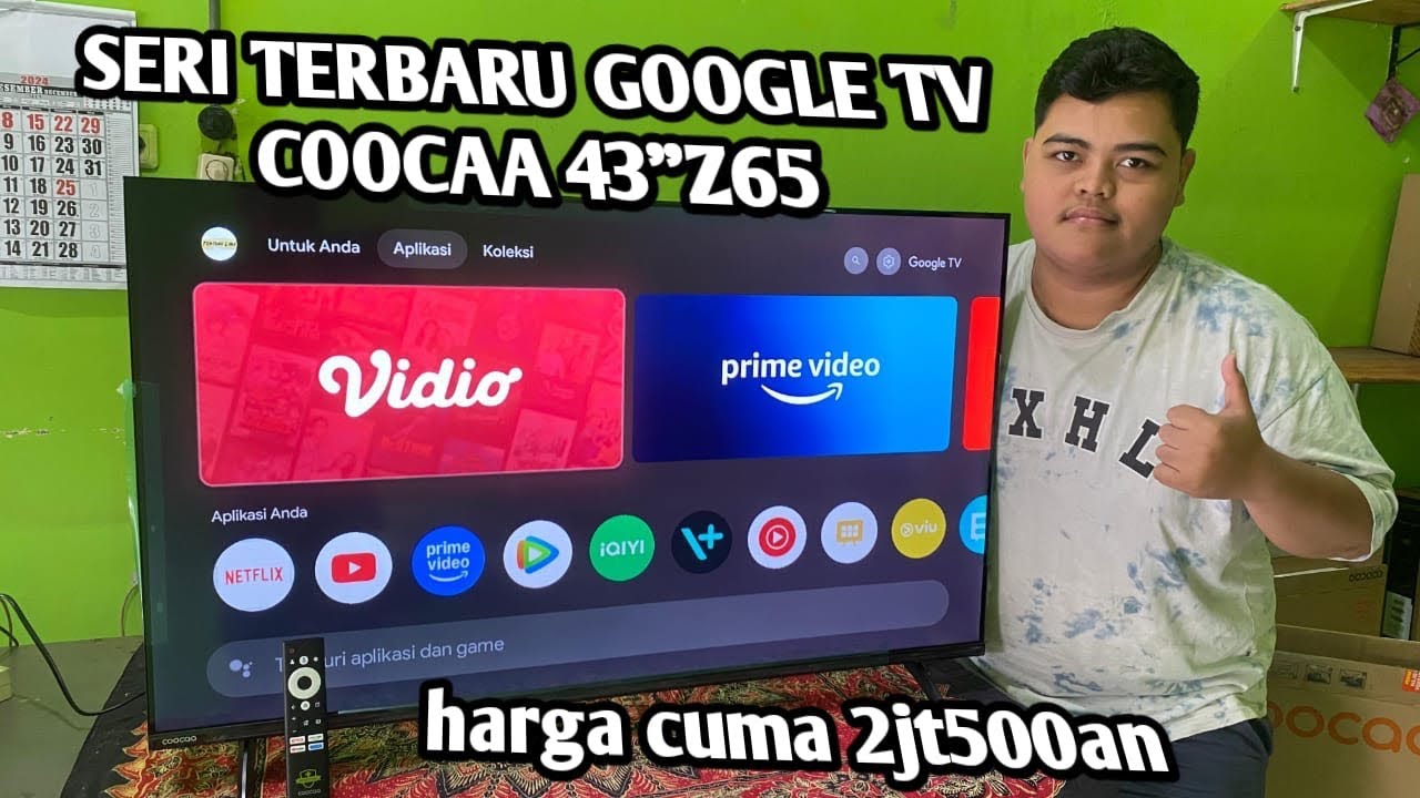 SERI TERBARU 2025 COOCAA GOOGLE TV 43"Z65 - YouTube