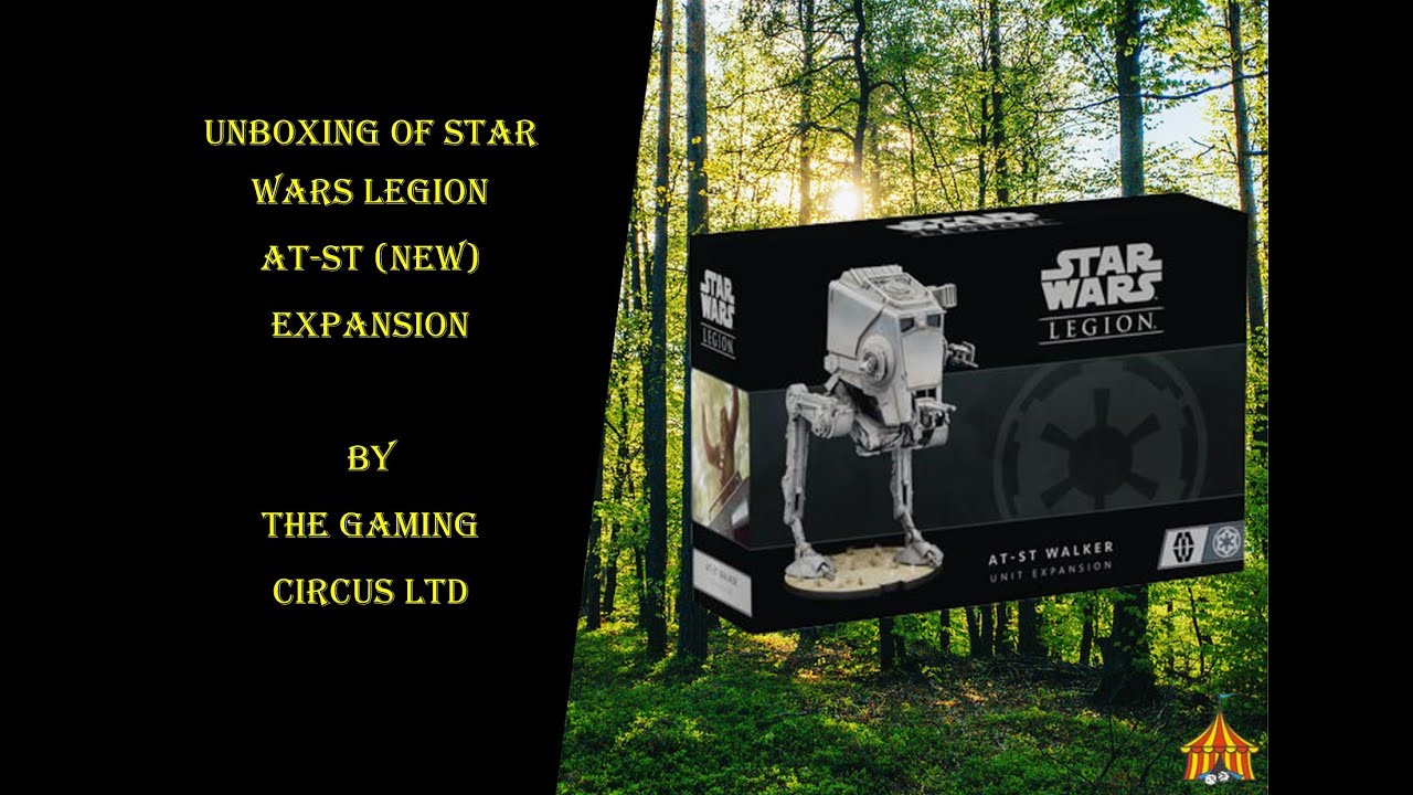 Star Wars Legion Unboxing: (NEW) AT-ST Expansion - YouTube