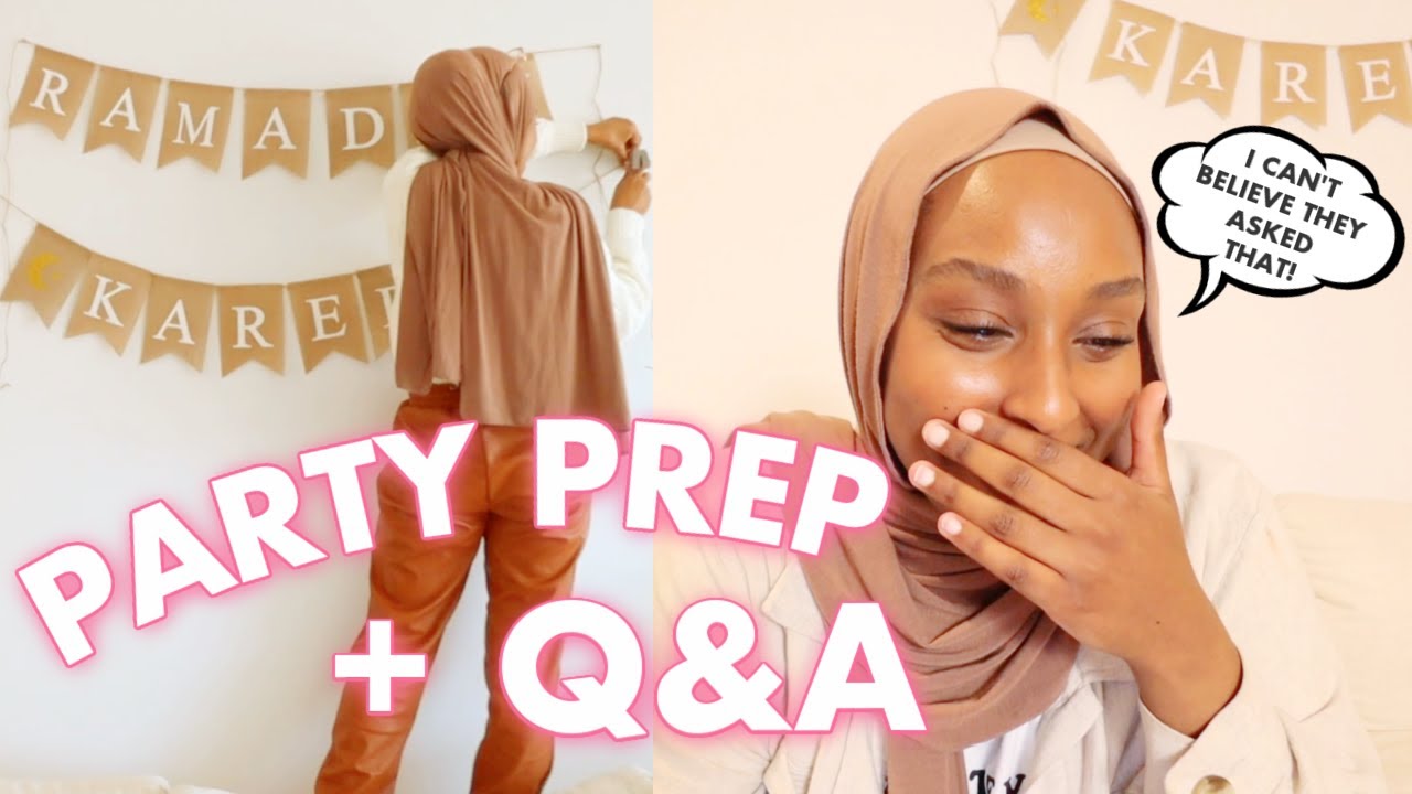 Ramadan Iftar Party Prep + Honest Q&A | The Ramadan Daily | Aysha Harun - YouTube
