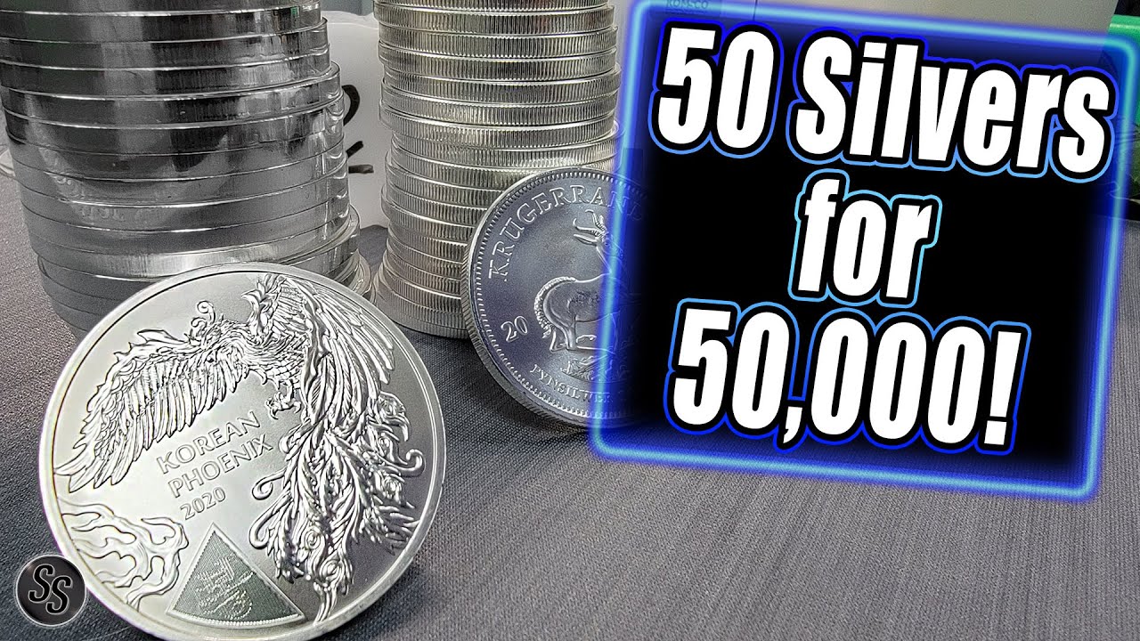 50 Silver Coins for 50,000 Subscribers! - YouTube