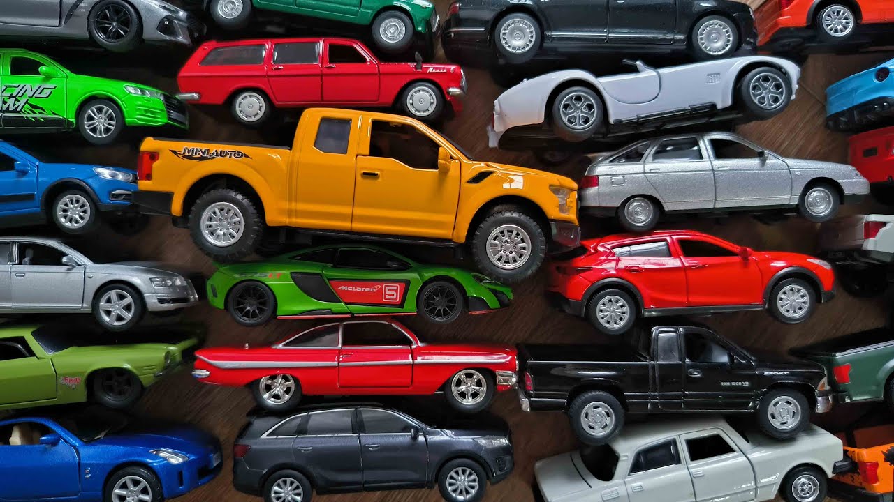 Scale Cars From Different Car Manufacturers (Various Scale Sizes) - YouTube