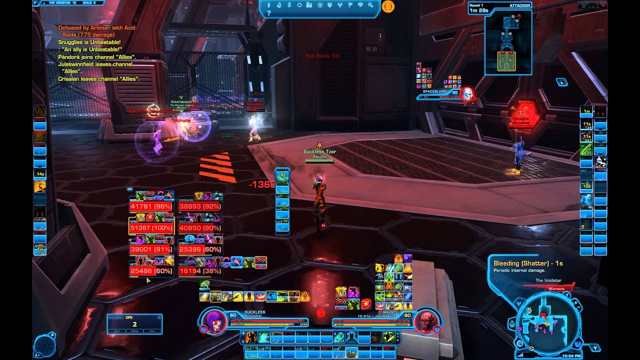 Swtor Ebon Hawk **Republic Guild** PvP 8 man fun run Voidstar - YouTube
