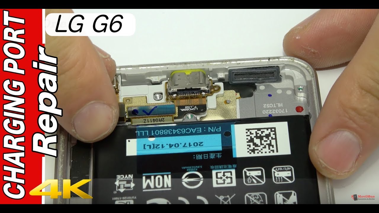 LG G6 Charging Port Replacement - YouTube