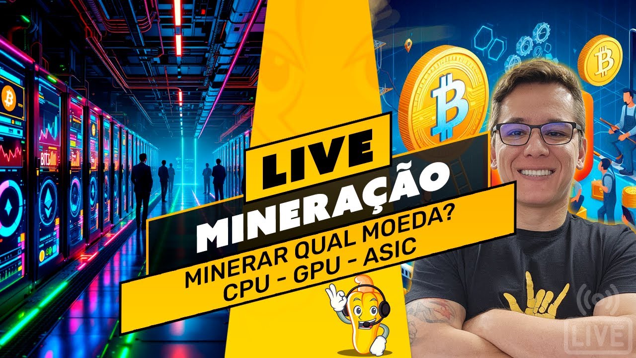 MINERAR QUAL MOEDA AGORA?! CPU - GPU - ASICS 📽️ LIVE! BATE PAPO E TIRA DÚVIDAS - YouTube