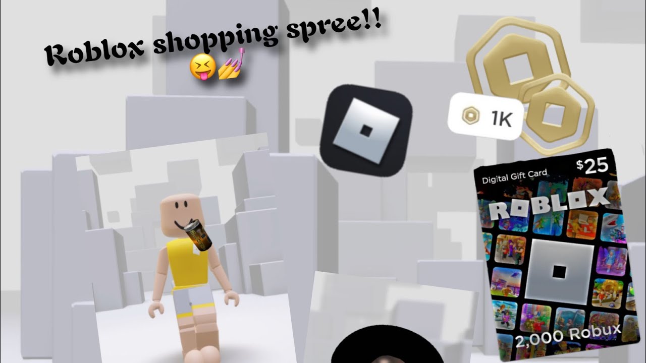 Roblox shopping spree! 😆 (1k robux!) 🛍️💕💅 - YouTube