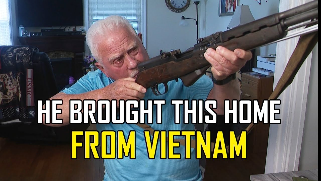 VIETNAM WAR FIND: Marine Corps Veteran's SKS Rifle - YouTube