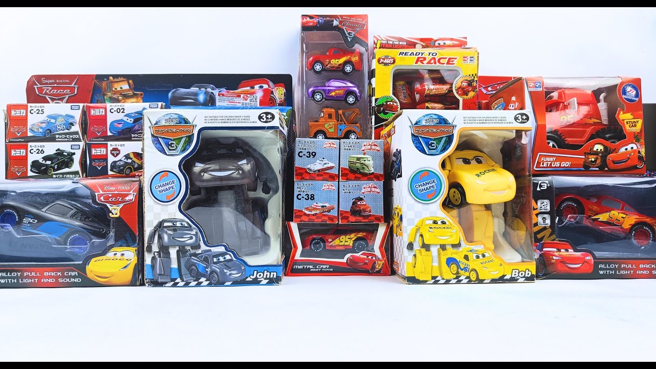 Disney Pixar Cars Unboxing Review | Lightning McQueen Mechanic Shop and ...
