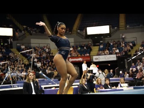 Cal's eMjae Frazier performs first perfect floor routine in program ...