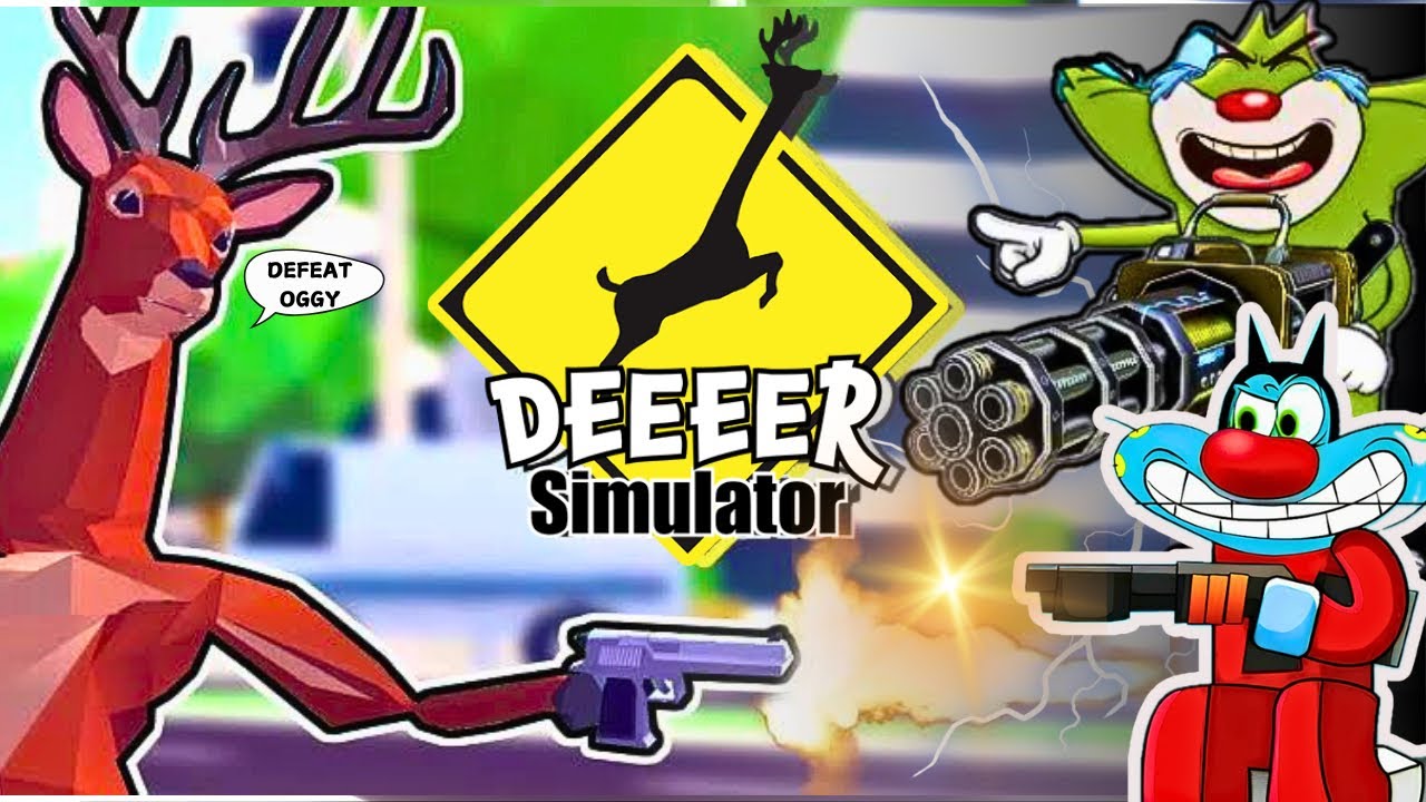 "Will Oggy & Jack's Deer Ever Defeat the Koala?"🤯😱 | Deeer Simulator ...