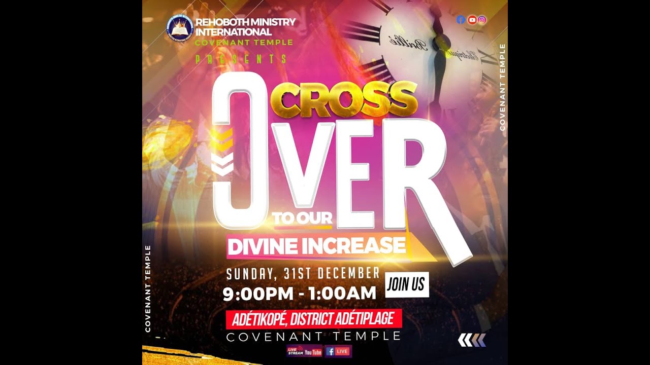 CROSS OVER 2024 || DIMANCHE 31 DECEMBRE 2023 - YouTube