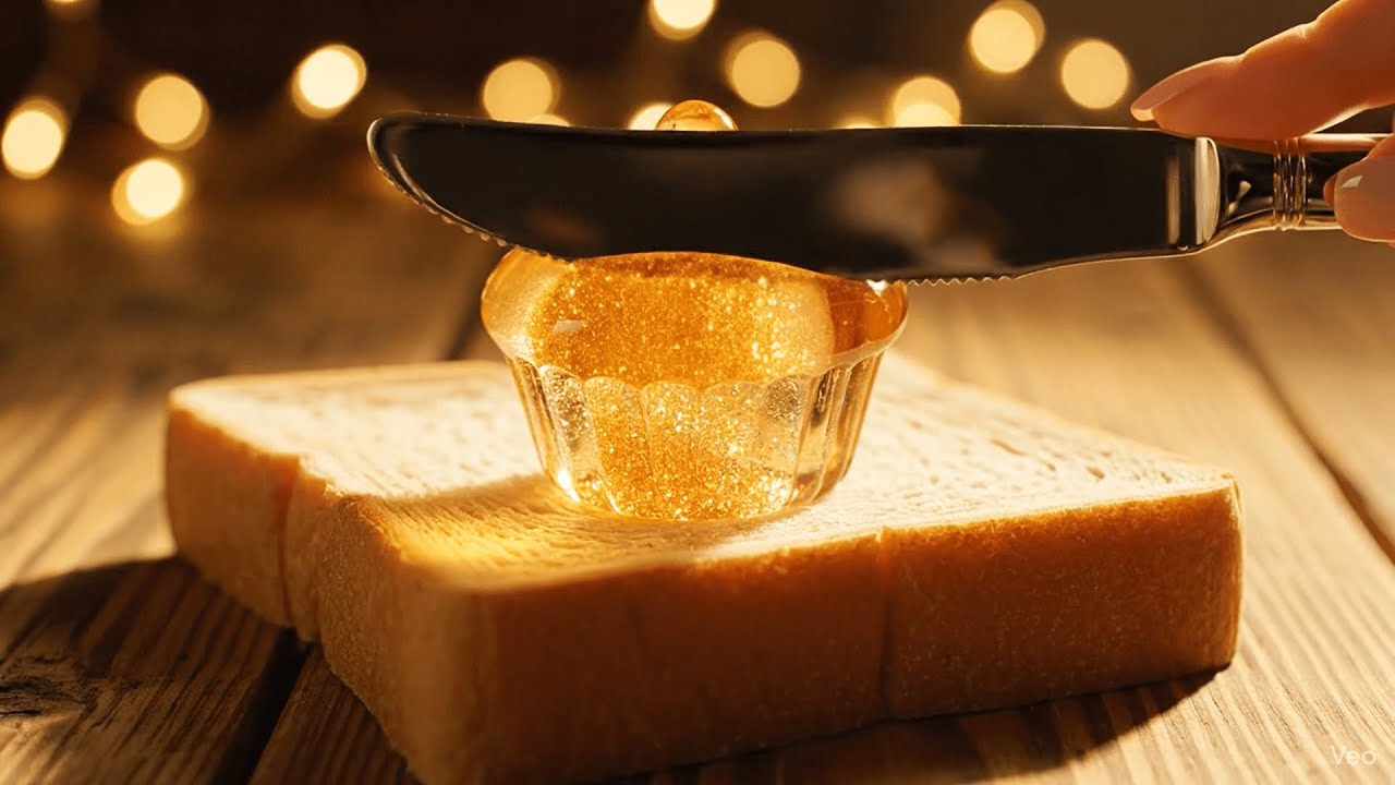 Glass Realistic Food on Toast Satisfying ASMR - YouTube