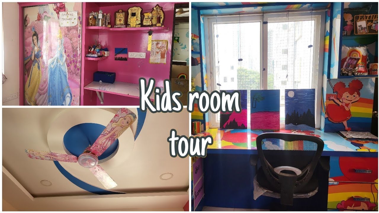 My kids room tour# Decoration ideas#interior ideas#organization - YouTube
