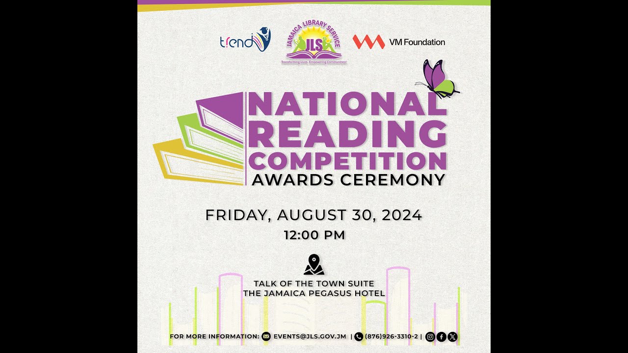 The Jamaica Library Service National Reading Competition 2024 - YouTube