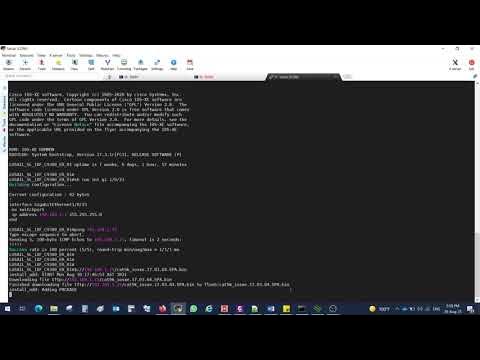 Cisco 9300 IOS Upgrade Part 1 - YouTube