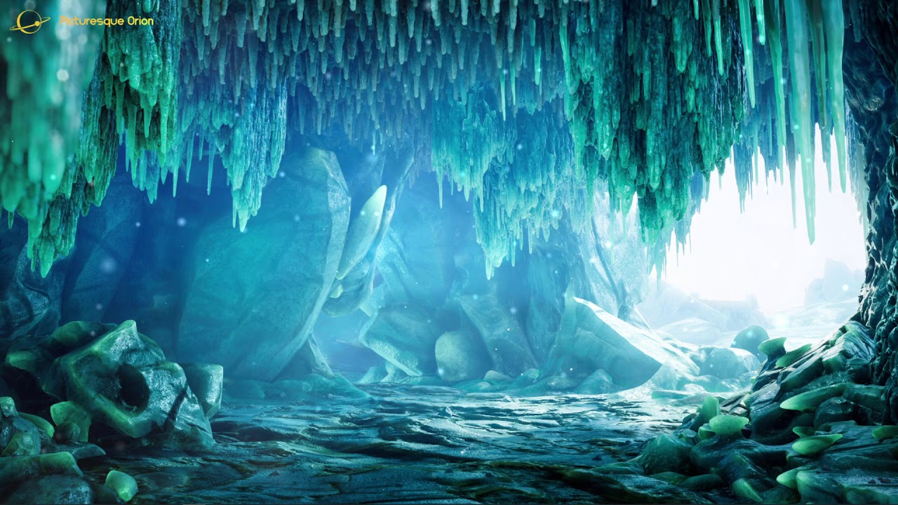 Ice Cave Ambience Relaxing Environment - Meditation & Yoga - Sleeping ...