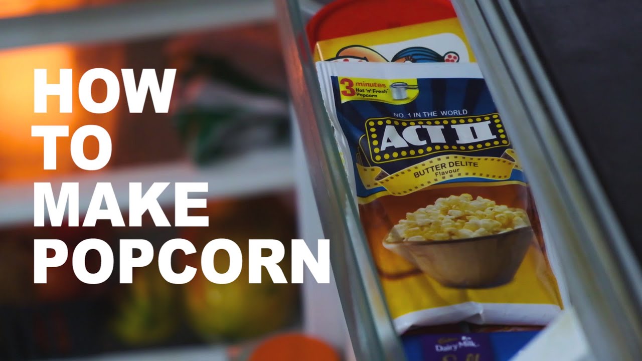 How to make POPCORN || Act II Butter Delite || Quick and Easy - YouTube
