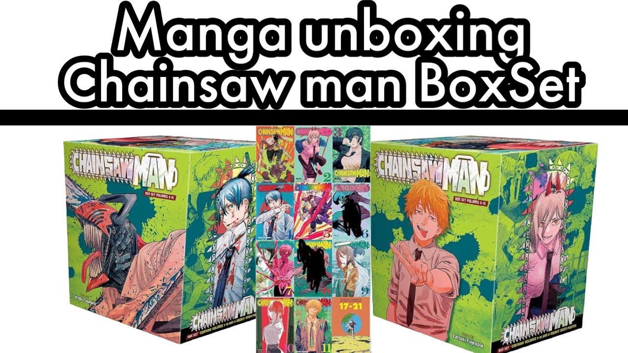 (Manga Unboxing) Chainsaw Man Box Set - YouTube