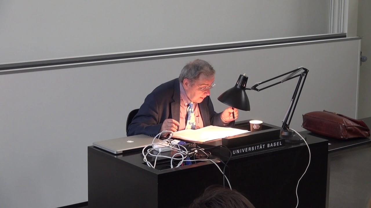 Conférence de Jean Céard (université de Bâle, 17 nov. 2016) - YouTube