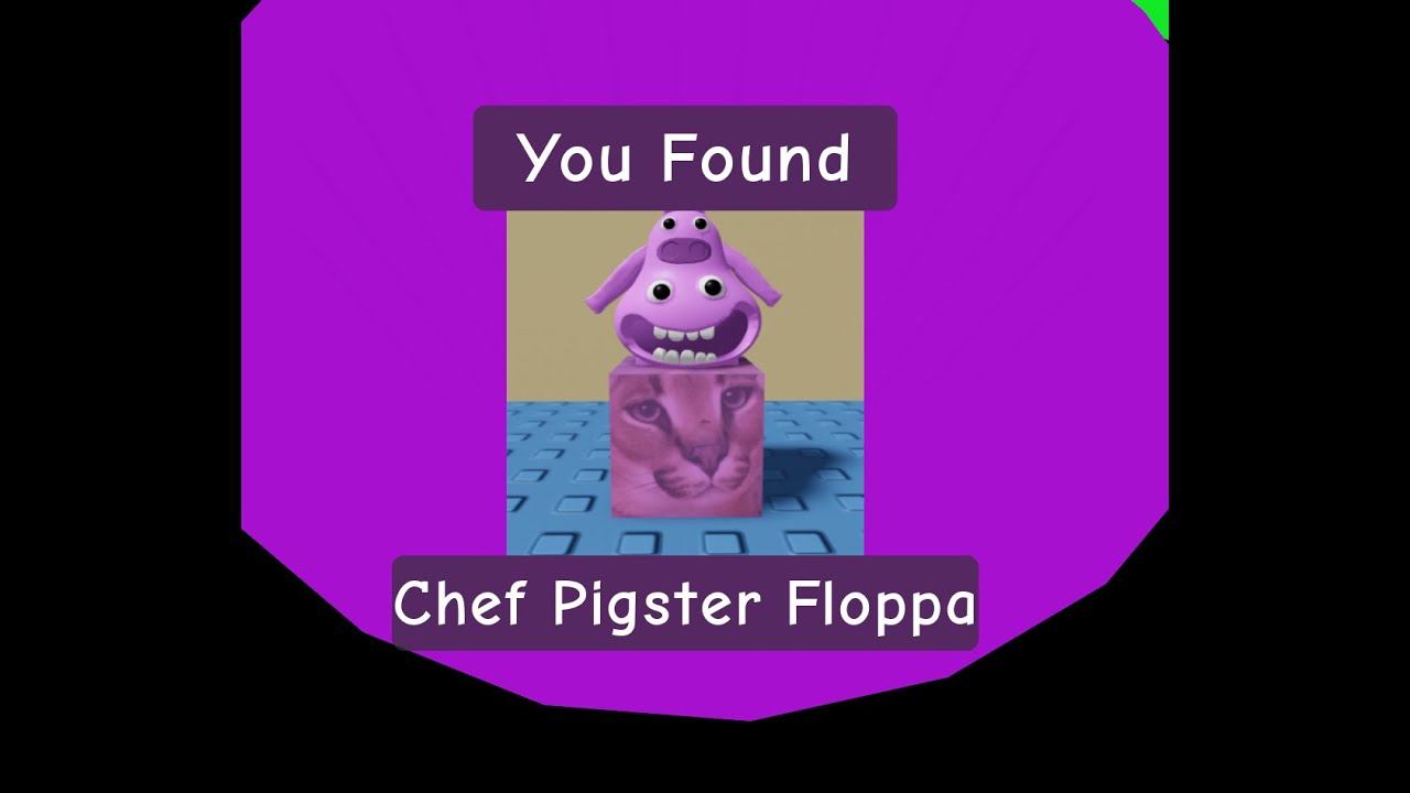 How to get chef pigster floppa in find the floppa morphs roblox - YouTube