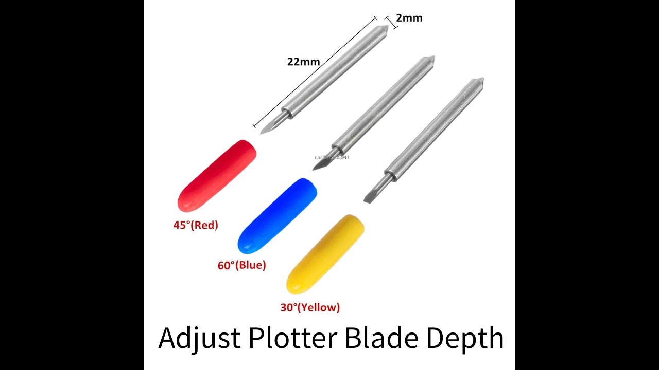 Adjust Blade Depth | GCC | Similar | Plotter Blade - YouTube