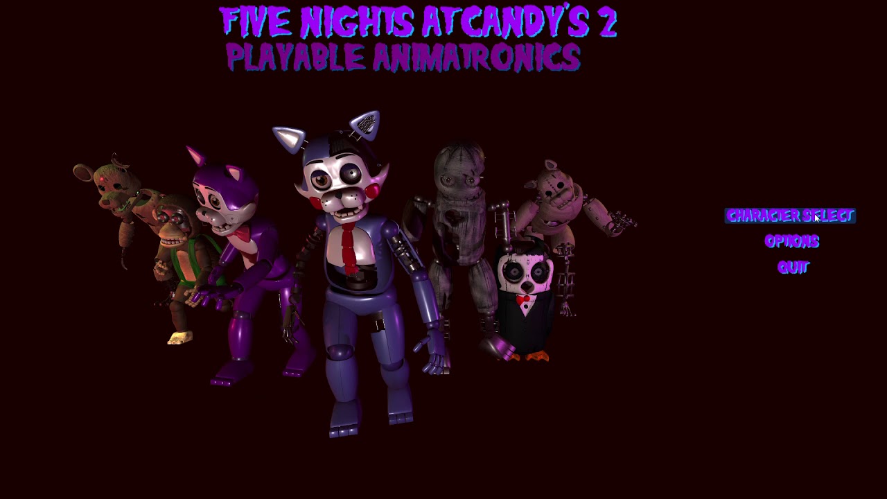 FNaC 2 Playable Animatronics - YouTube