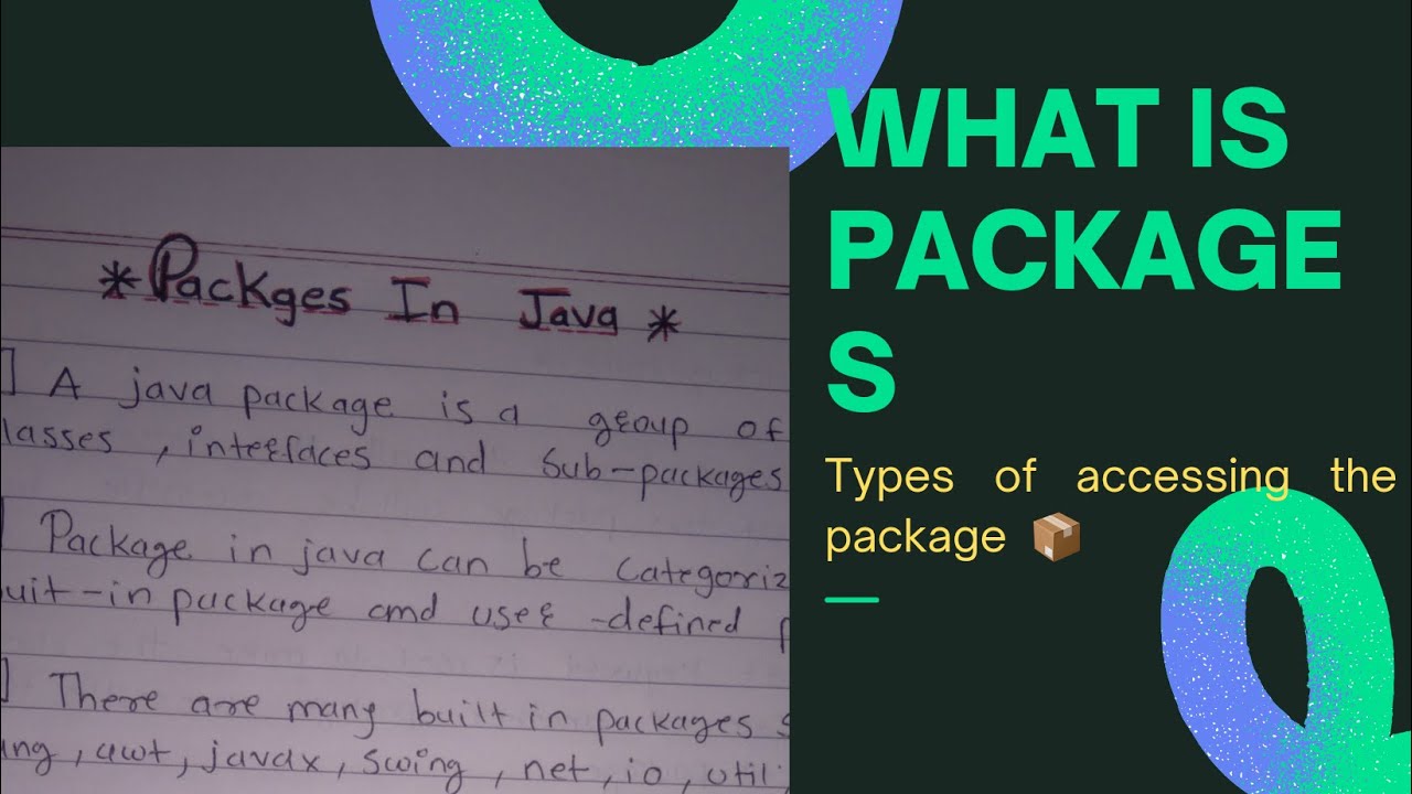 ||What is packages and Its types|| - YouTube
