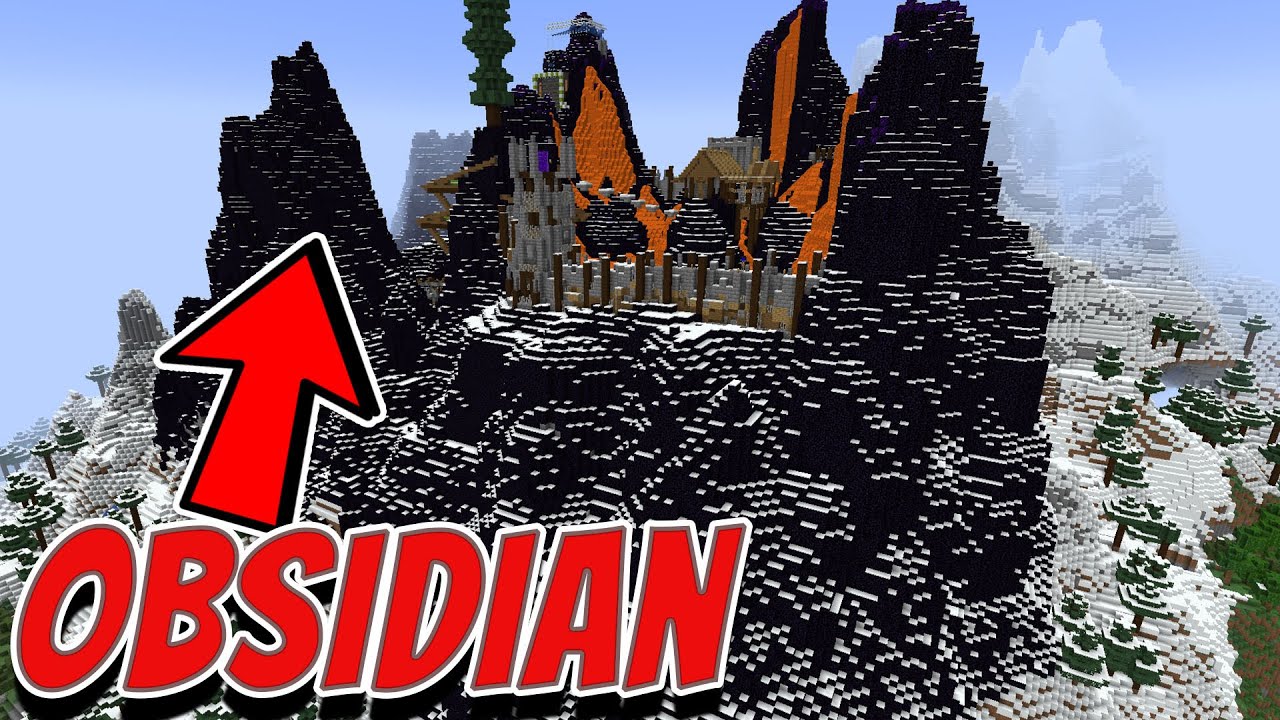 Why I Used OVER 60,000 OBSIDIAN Blocks in Minecraft Survival! - YouTube