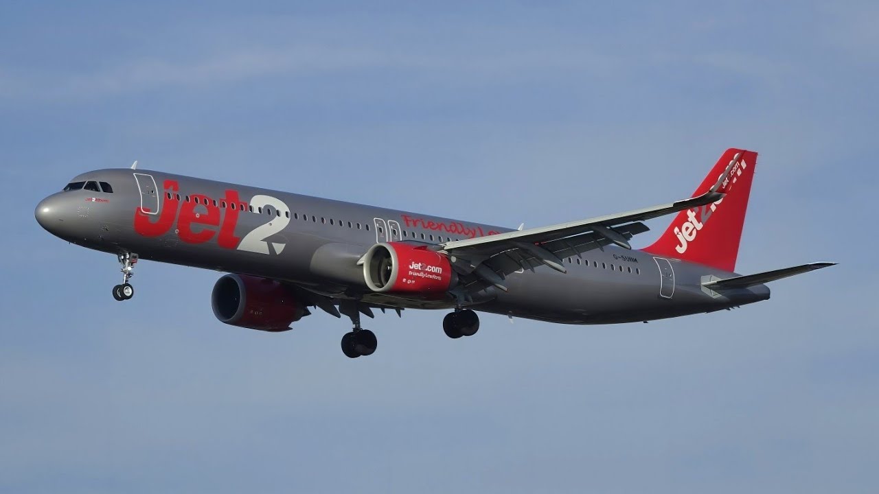 Jet2 A321neo G-SUNM touch & goes at EMA + more! - YouTube