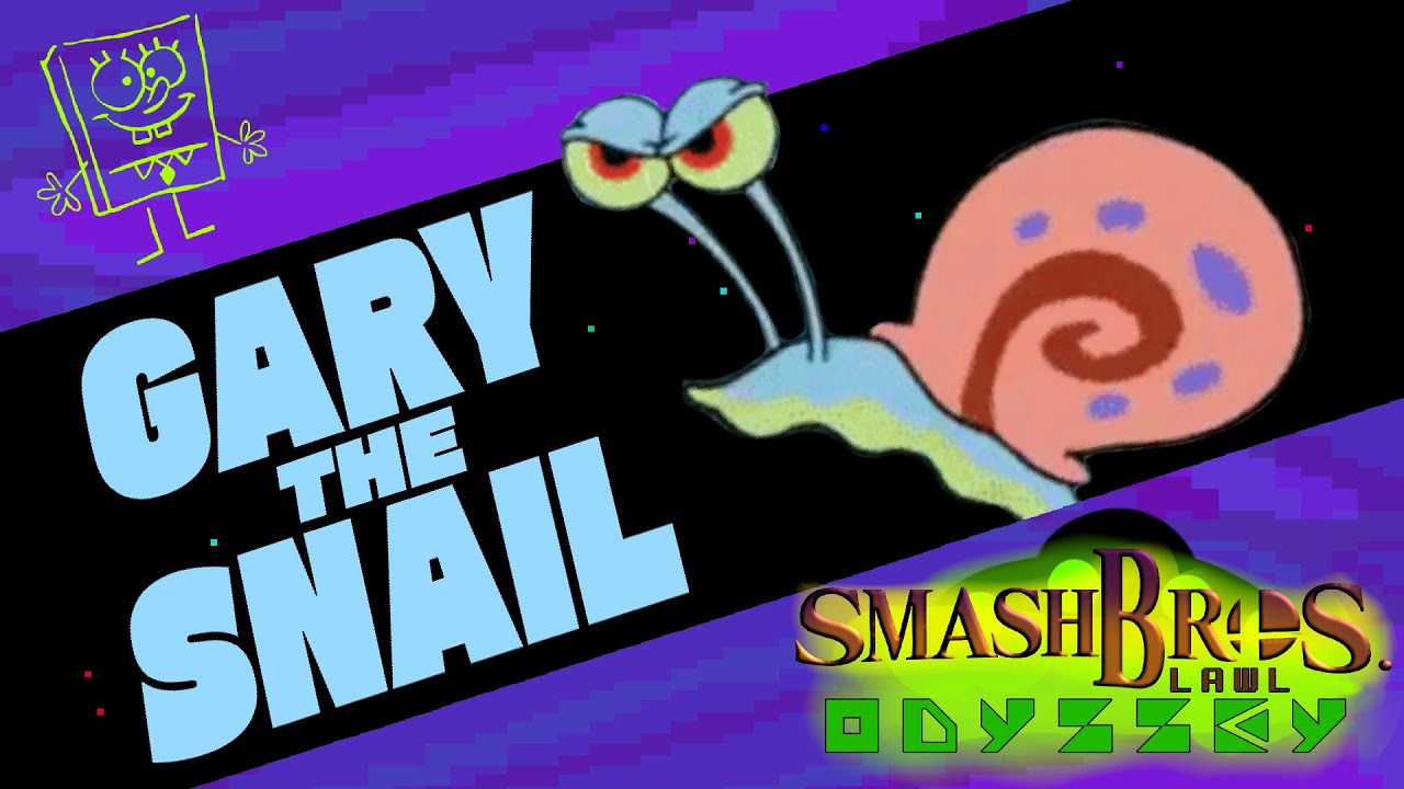 Smash Bros Lawl Odyssey Moveset - Gary The Snail (Spongebob Squarepants ...