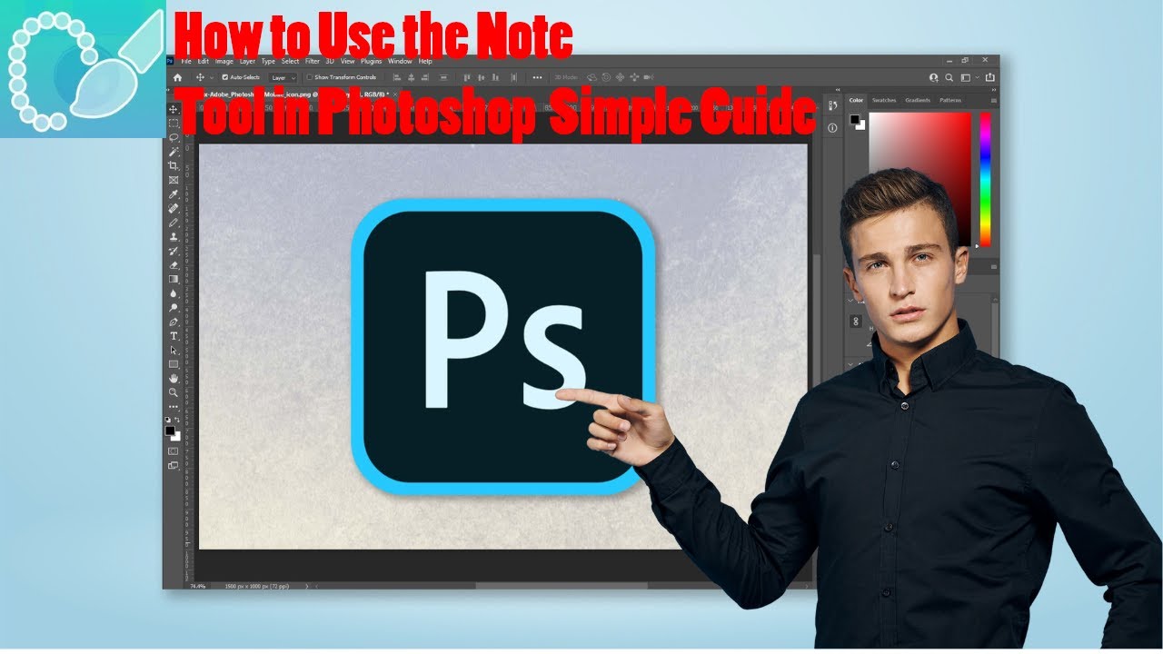 How to Use the Note Tool in Photoshop Simple Guide - Bangla - YouTube