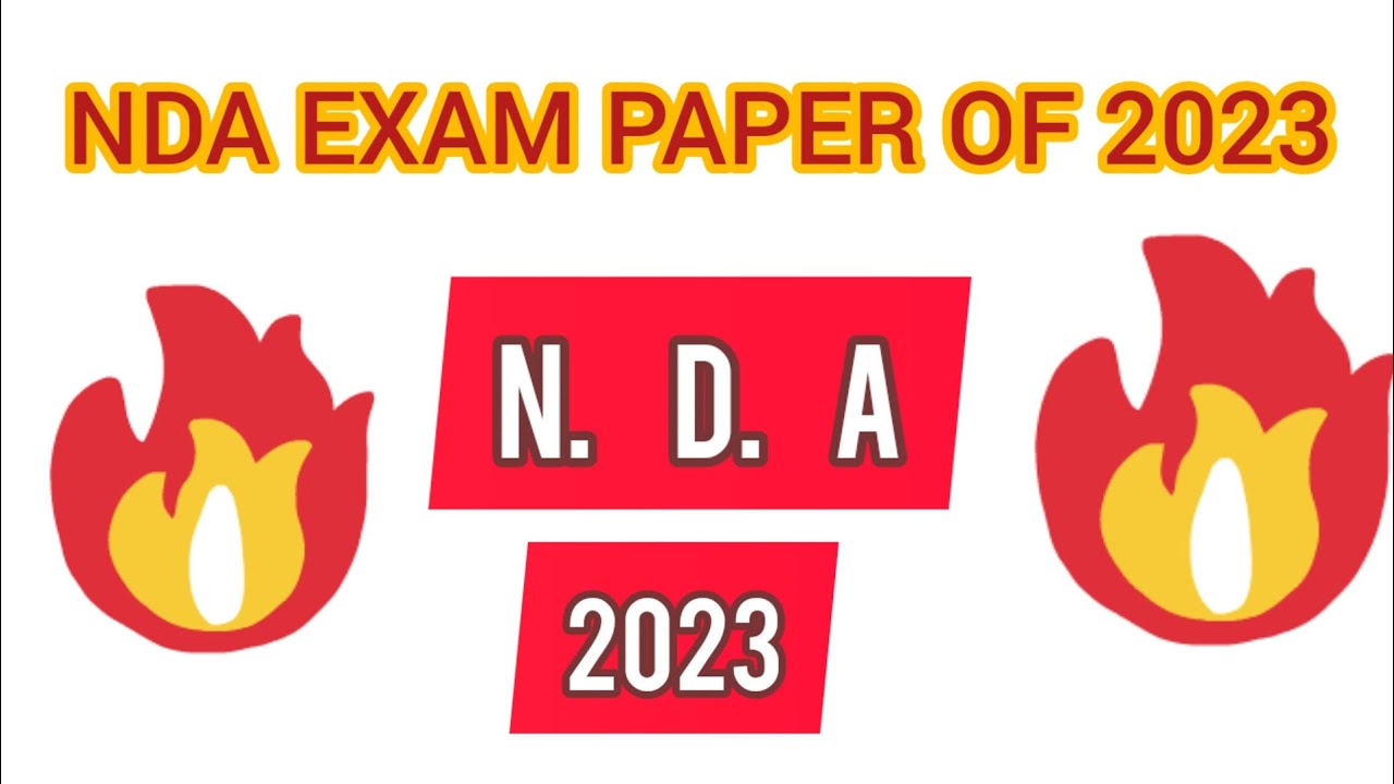 NDA exam paper 2023#d block NDA#Hindi ke paper all detail first and ...