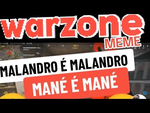 WARZONE MEME: Malandro é malandro; Mané é Mané - jogada perfeita! - YouTube