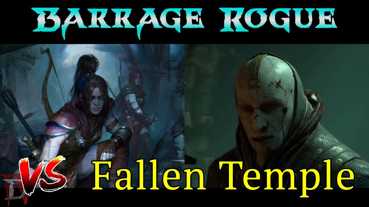 (D4) Barrage Rogue vs Fallen Temple - Level 35, Season 4 - YouTube