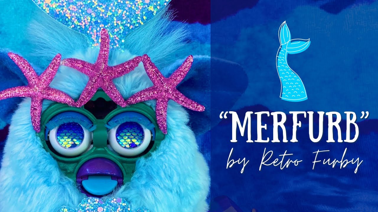 Finished Custom 1998 Mermaid Furby ‘Merfurb’ - Vintage Retro 90s Toys ...