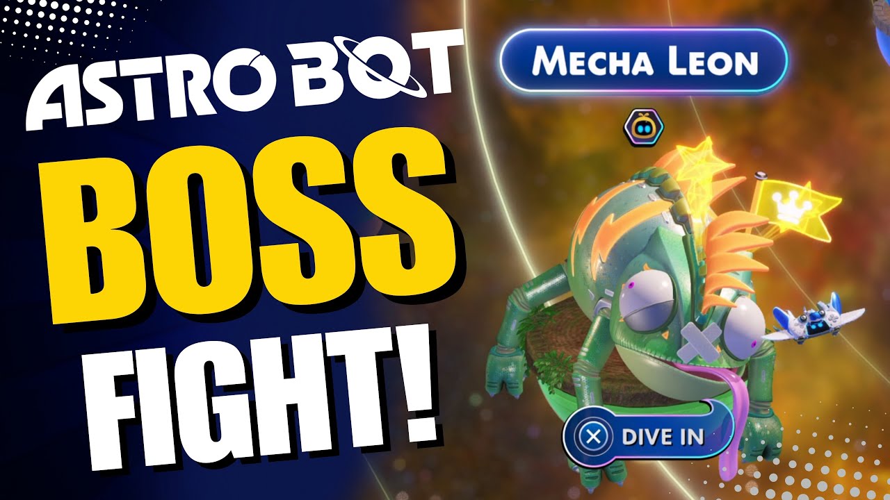 🤖 Astro Bot Mecha Leon Full Level & Boss Fight Guide! - YouTube